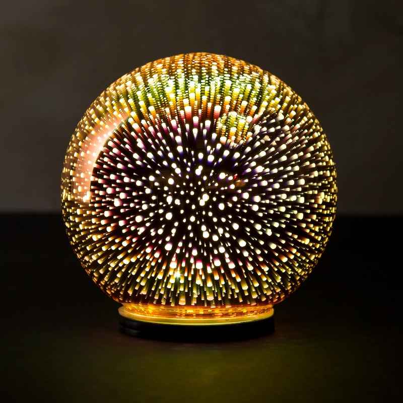 Small Mercury Glass Gazing Ball, 6" dia. - Copper